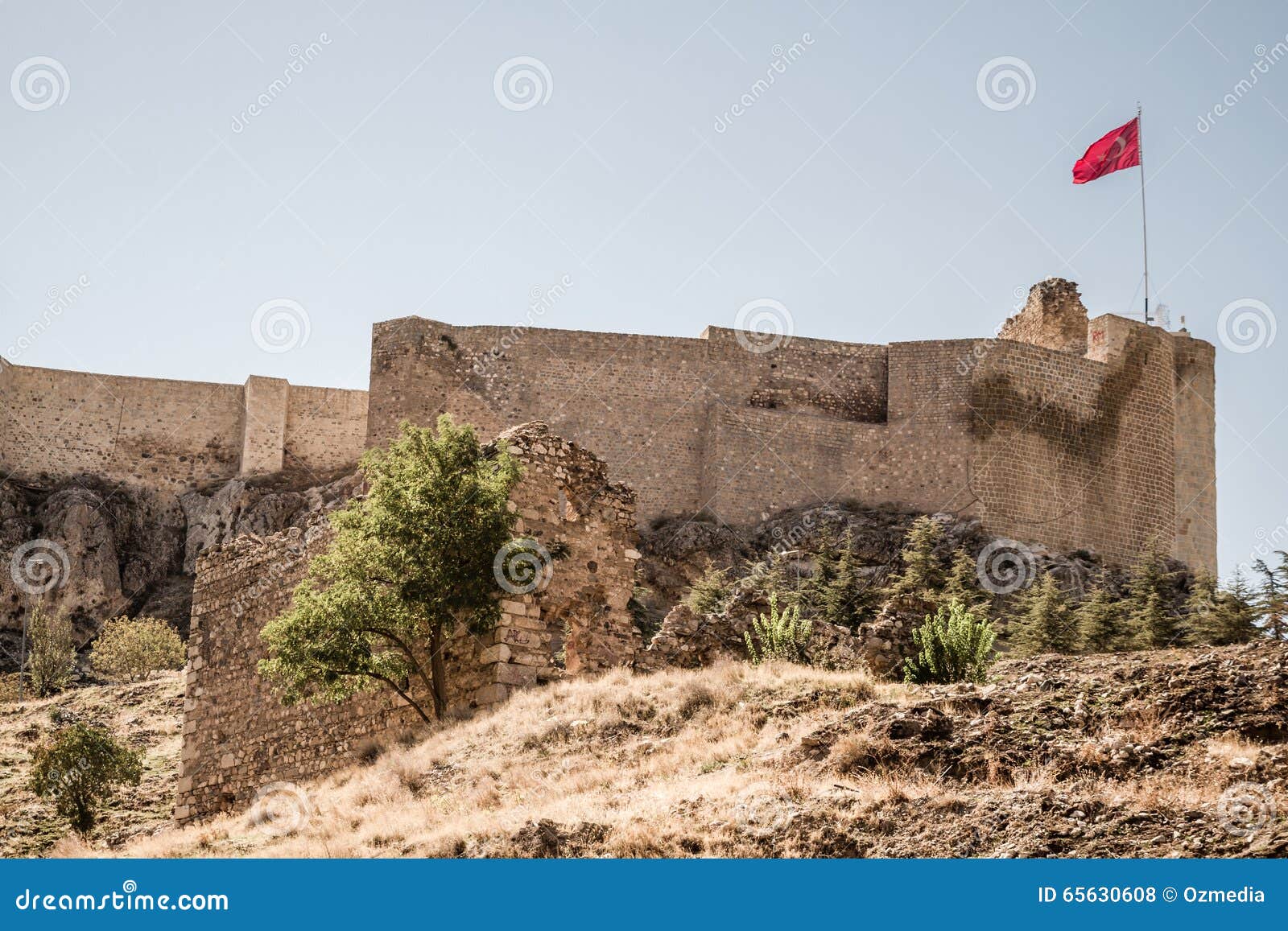 Historical Harput Castle in Elazig, Turkey Stock Photo - Image of ...