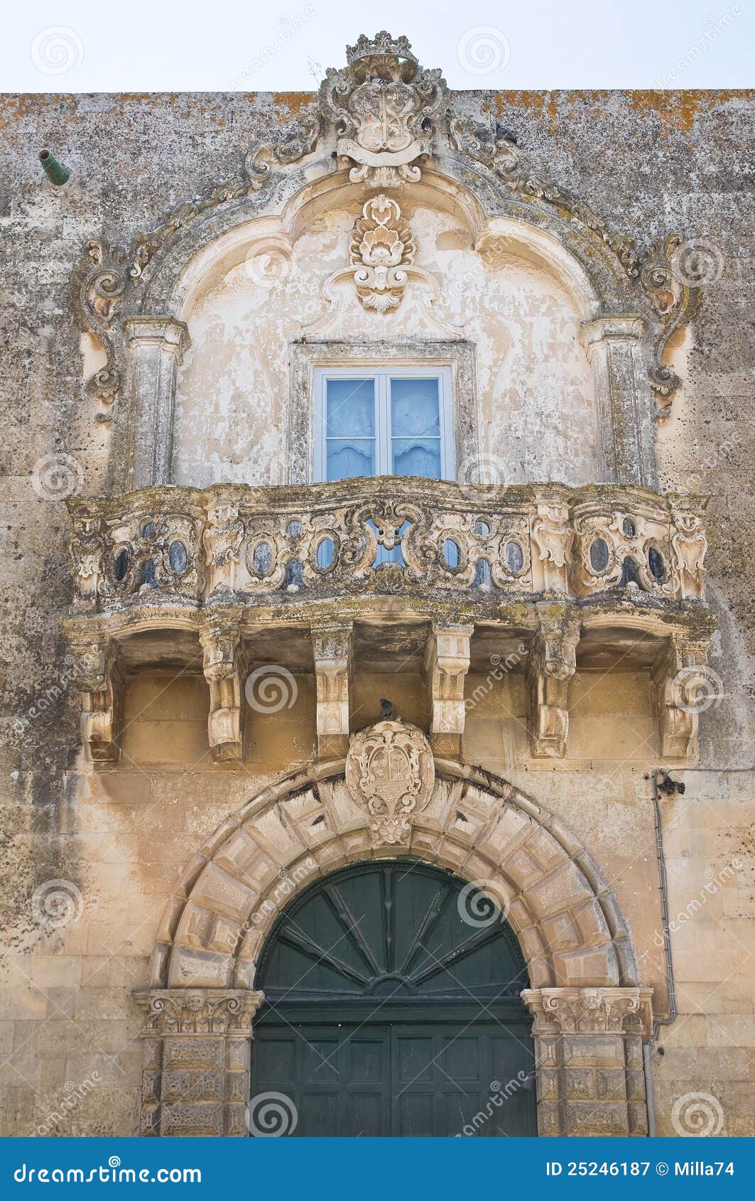 Historical House. Martano. Puglia. Italy. Stock Image - Image of greek ...