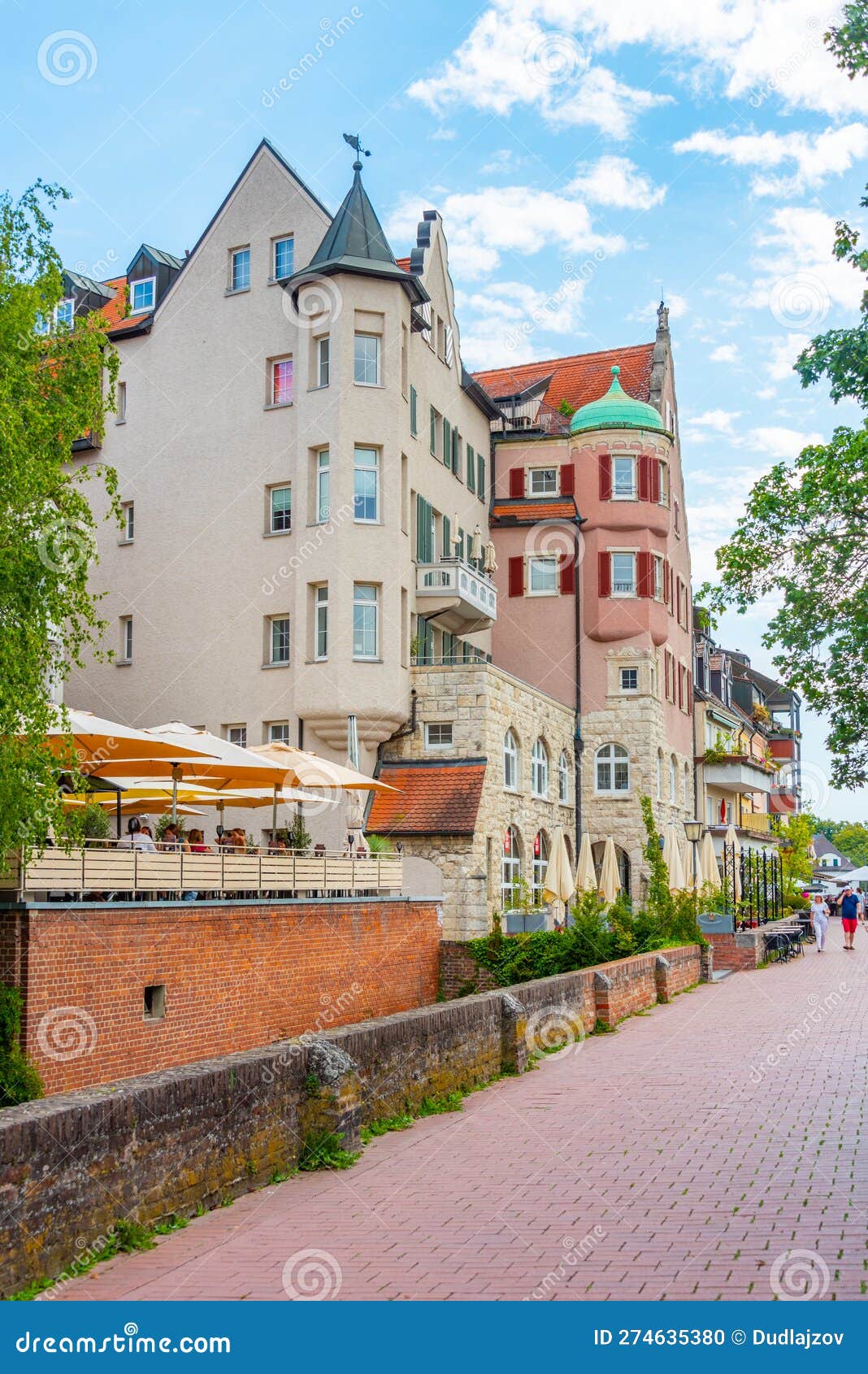 Historical Houses in German Town Ulm Editorial Image - Image of stone ...
