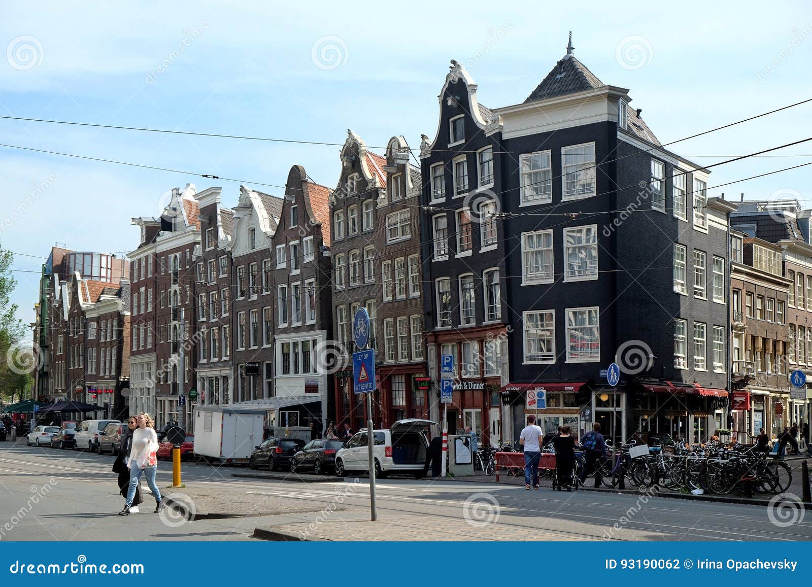 Historical Houses with Sloping Facades Editorial Photography - Image of ...