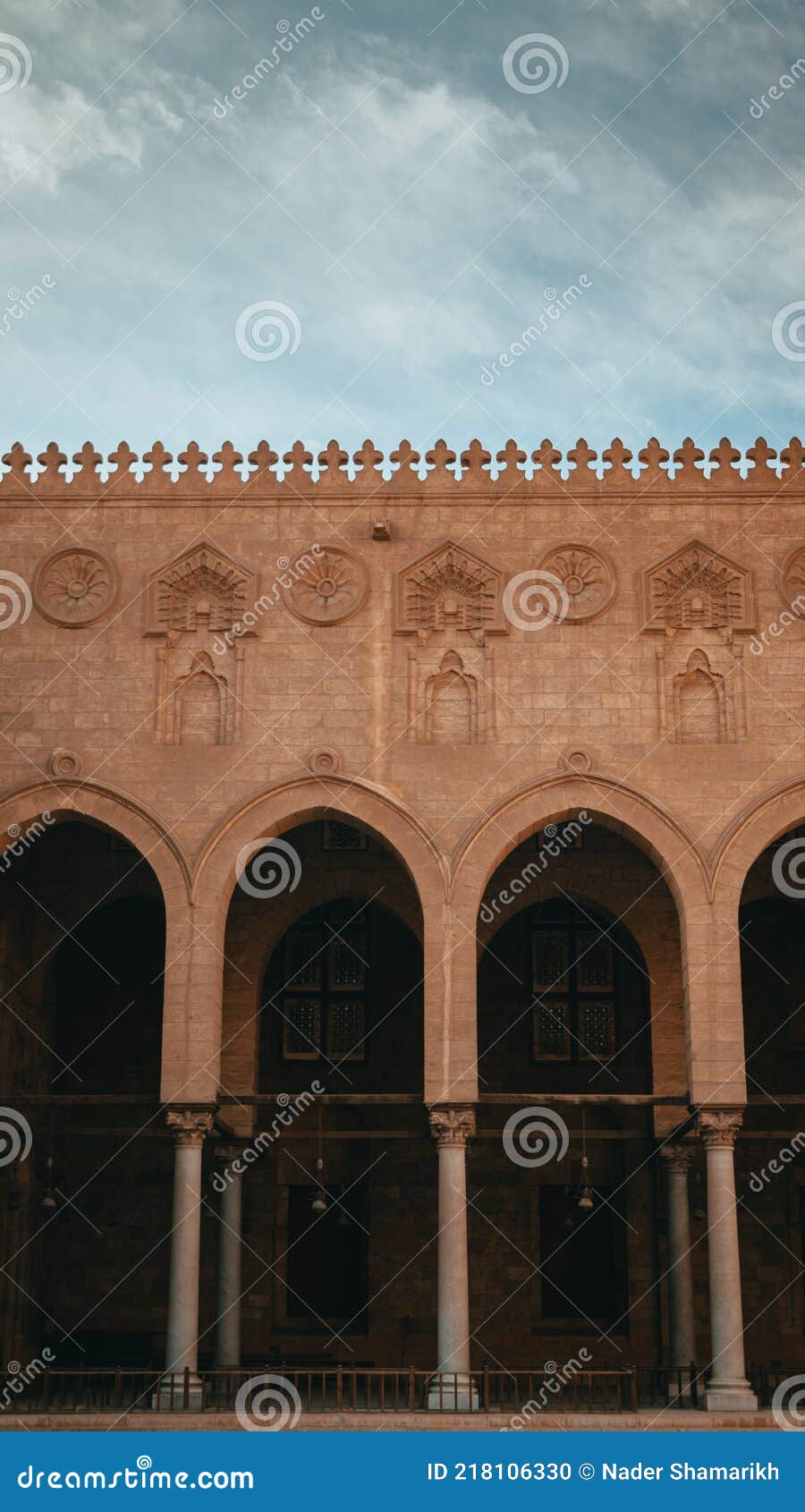 Historical Islamic Mosque in Old Cairo by Sultan Stock Photo - Image of ...