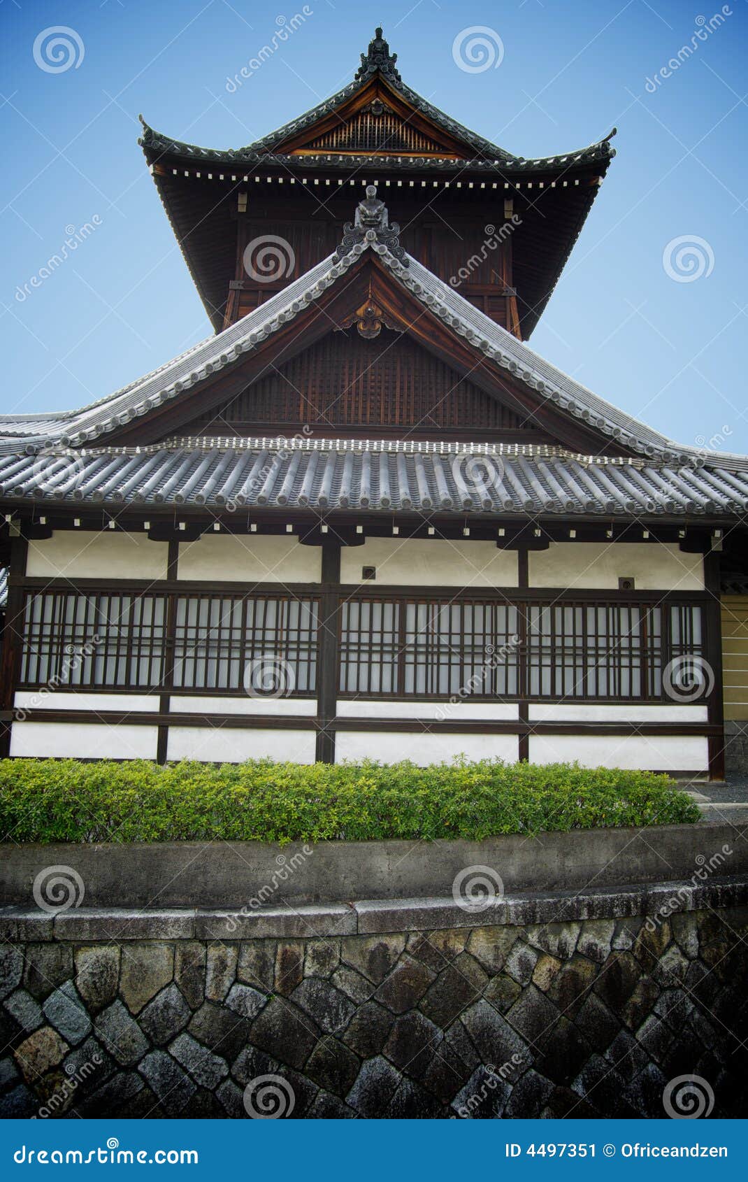 Historical Japanese Building Stock Image - Image of architecture ...