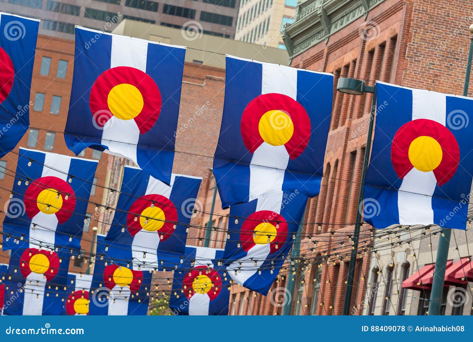 Larimer Square stock photo. Image of states, larimer - 88409078