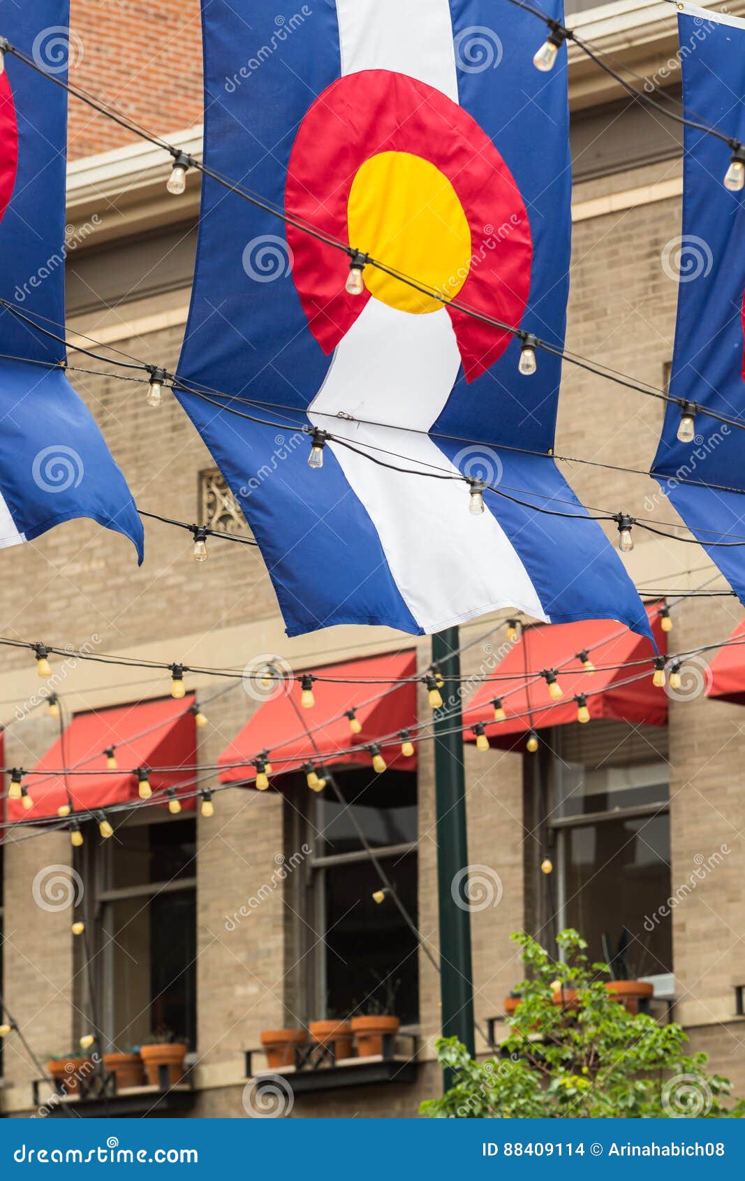 Larimer Square stock photo. Image of white, historical - 88409114