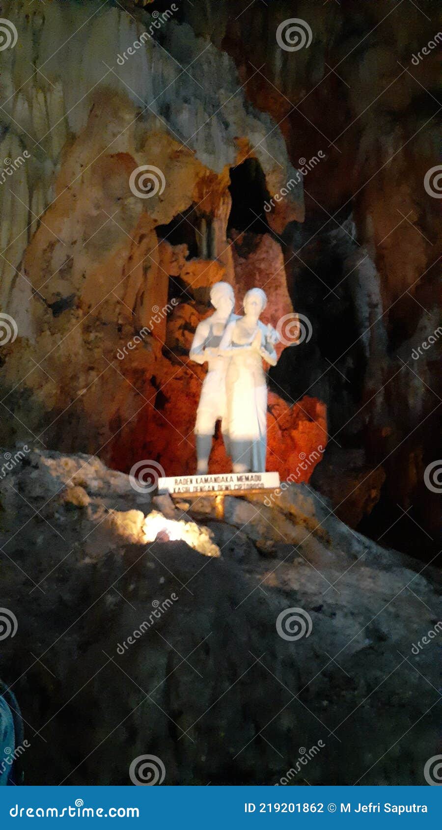 Historical Manequin in the Jatijajar Cave Stock Photo - Image of ...
