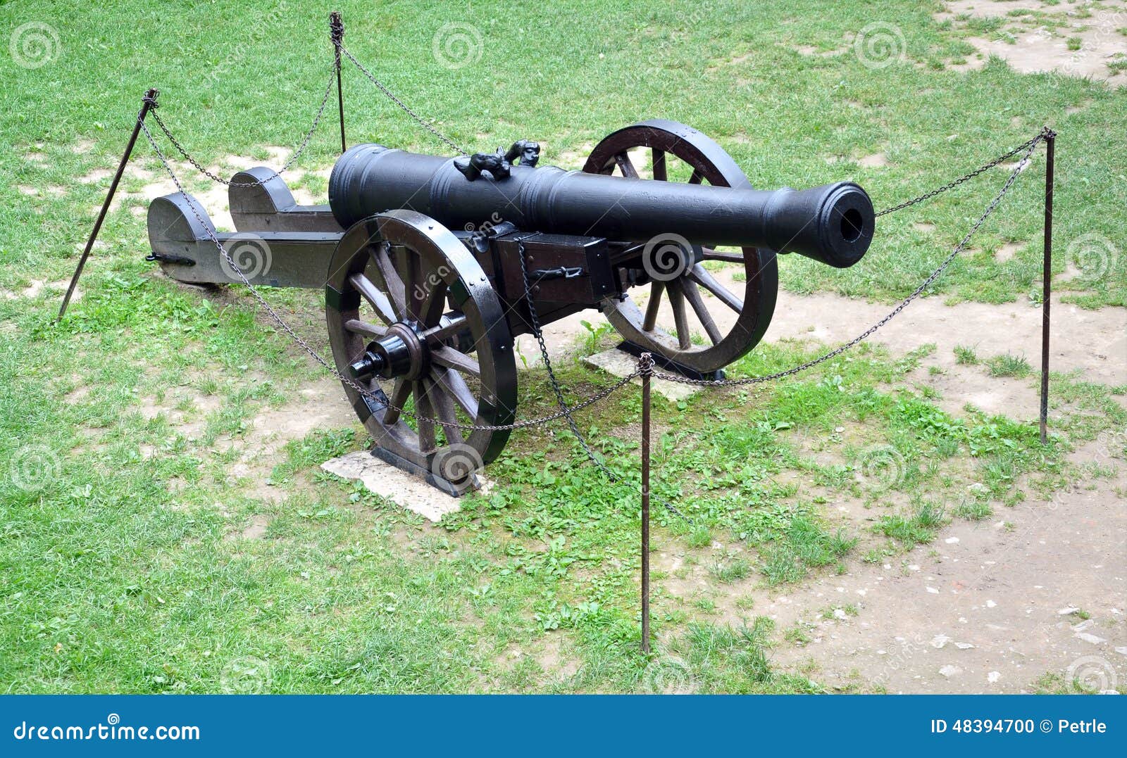 Historical military cannon stock photo. Image of army - 48394700
