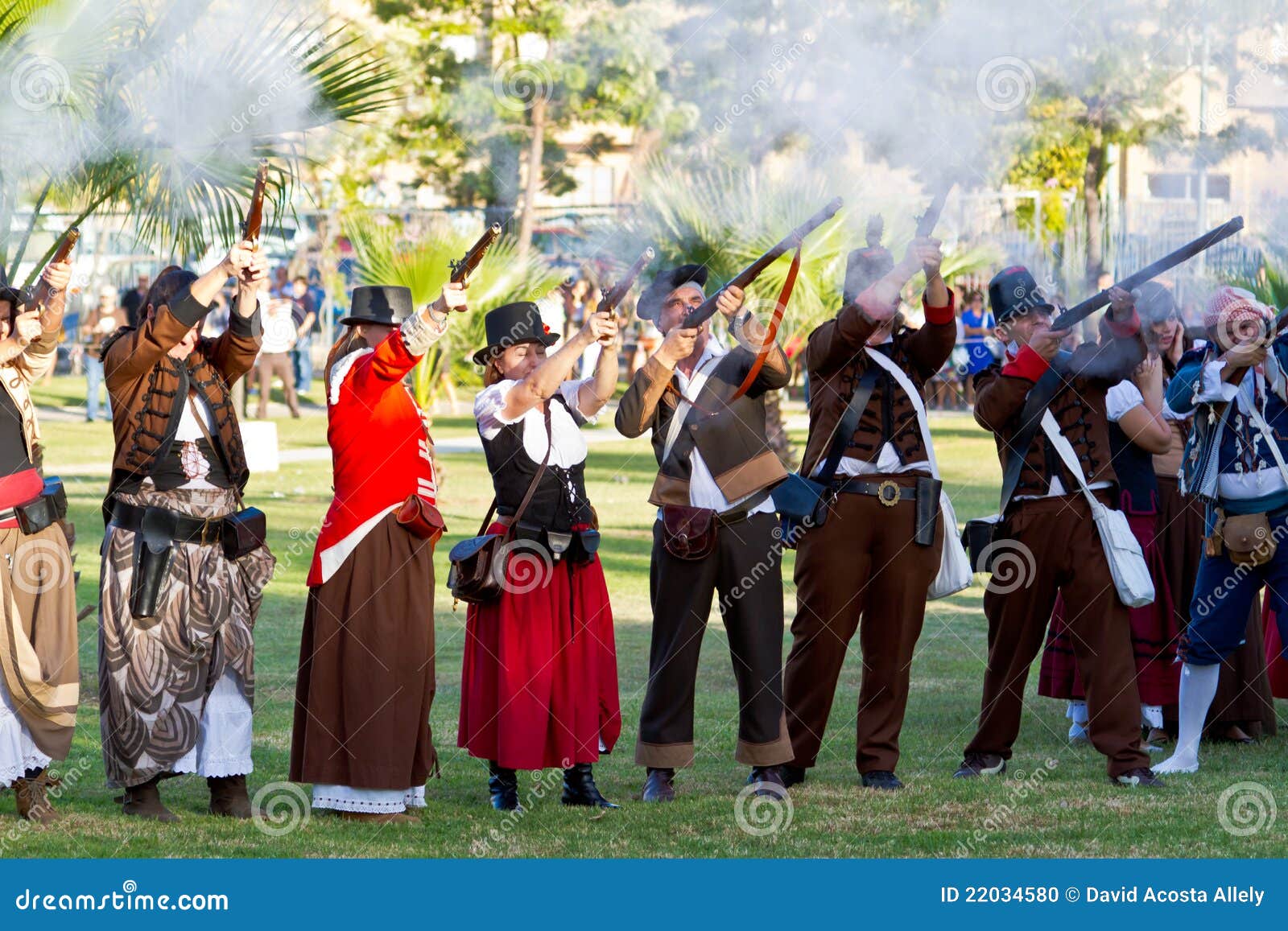Historical Military Reenacting Editorial Image - Image of leon, aiming ...