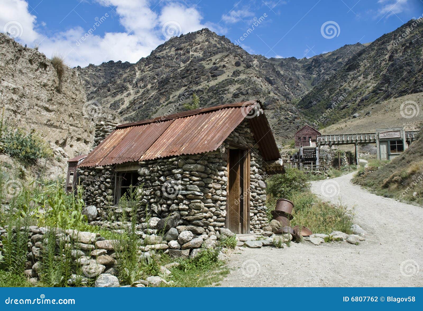 Historical Miners Hut Stock Photography - Image: 6807762