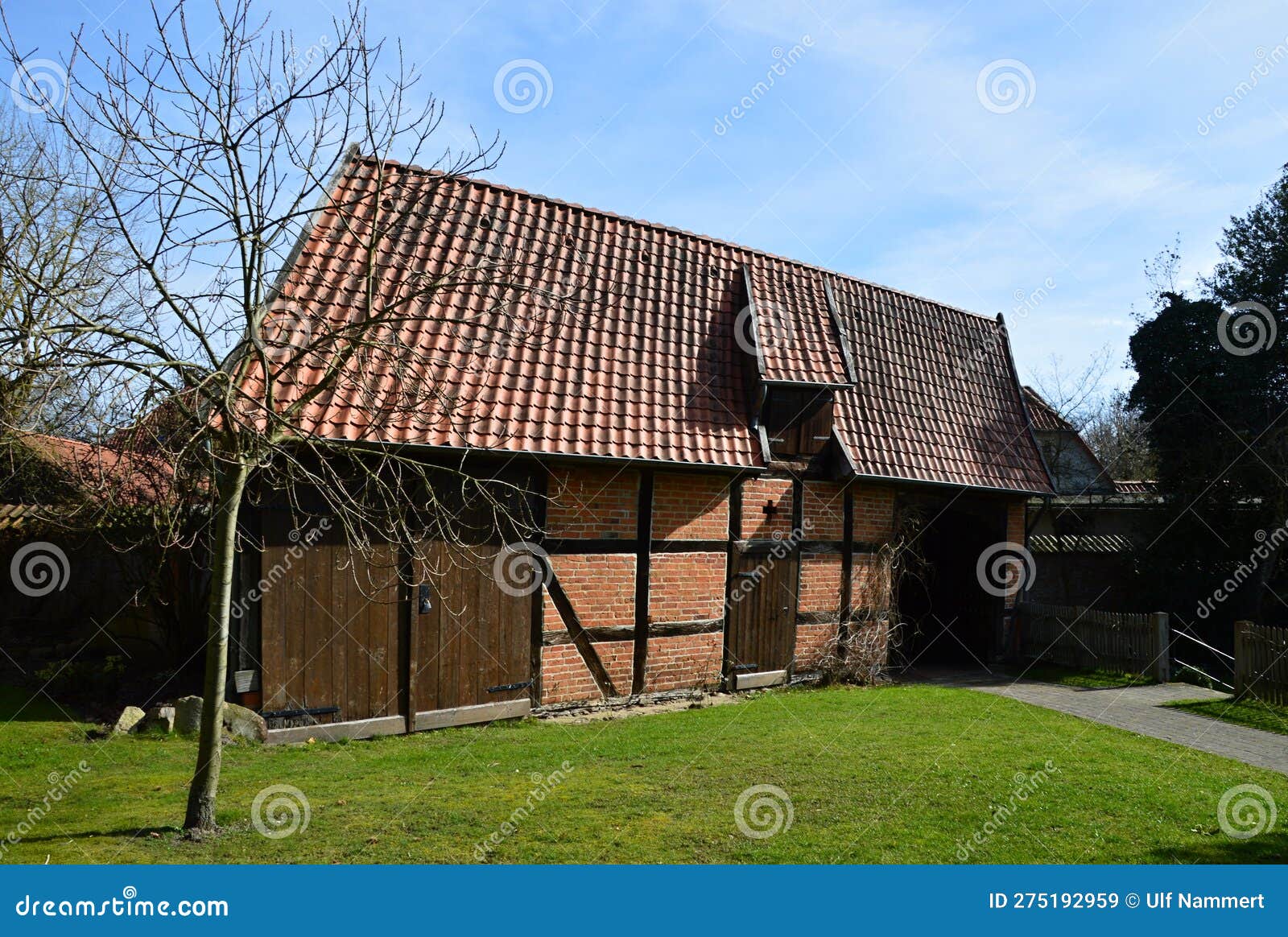 Historical Monastery in Spring in the Old Town of Walsrode, Lower ...