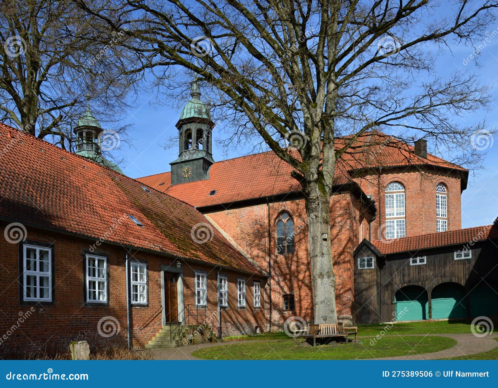 Historical Monastery in the Town Walsrode, Lower Saxony Editorial Photo ...