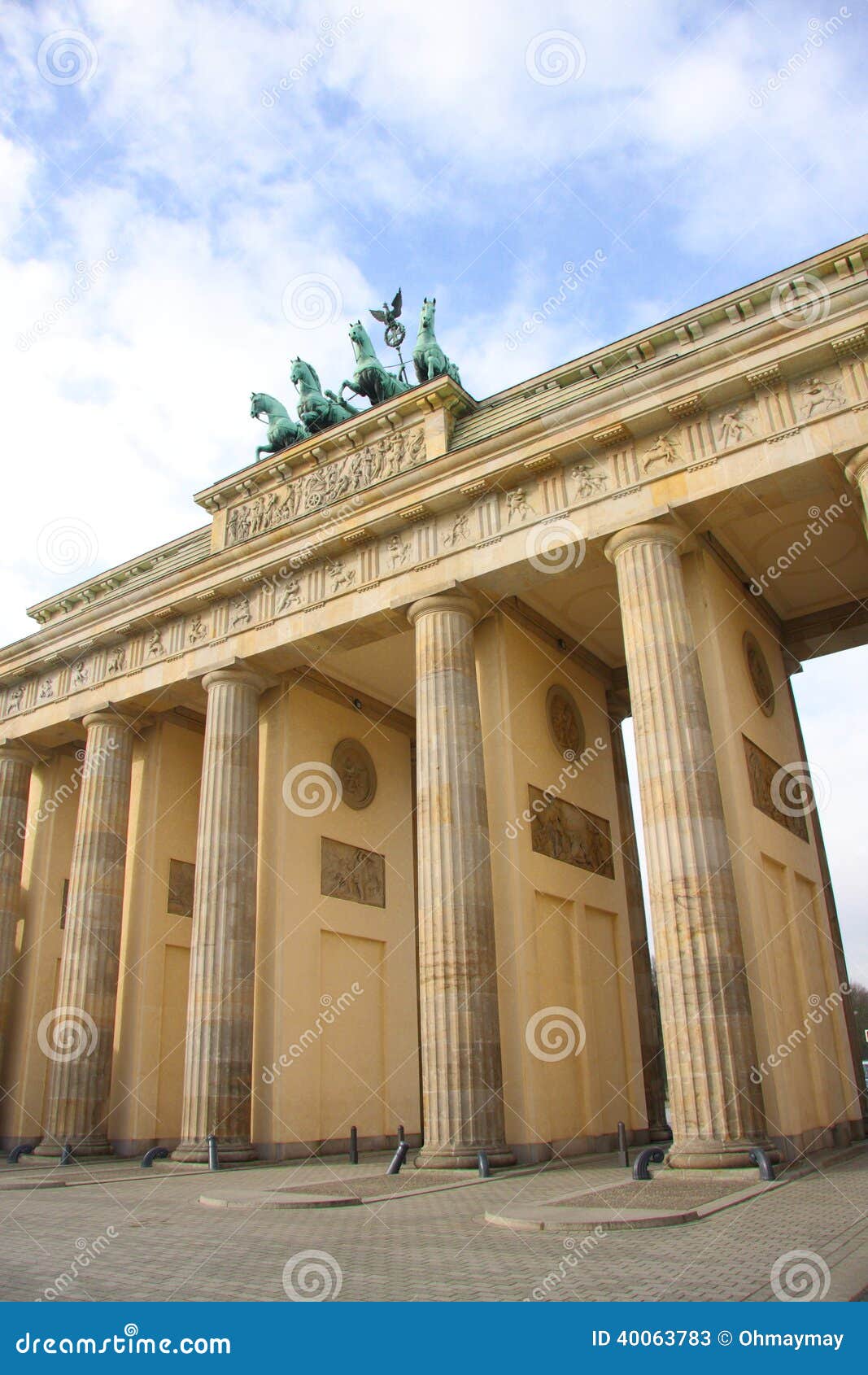 Historical Monument of Berlin Stock Image - Image of illuminated ...