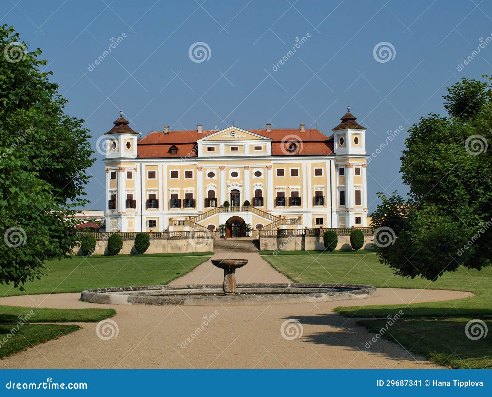 Historical Monument Milotice Stock Image - Image of object, style: 29687341