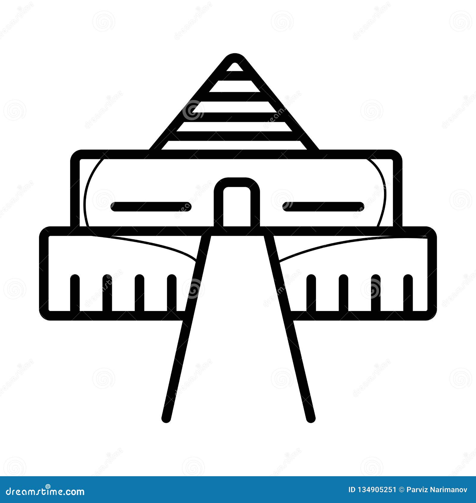 Historical monuments stock illustration. Illustration of imperial ...