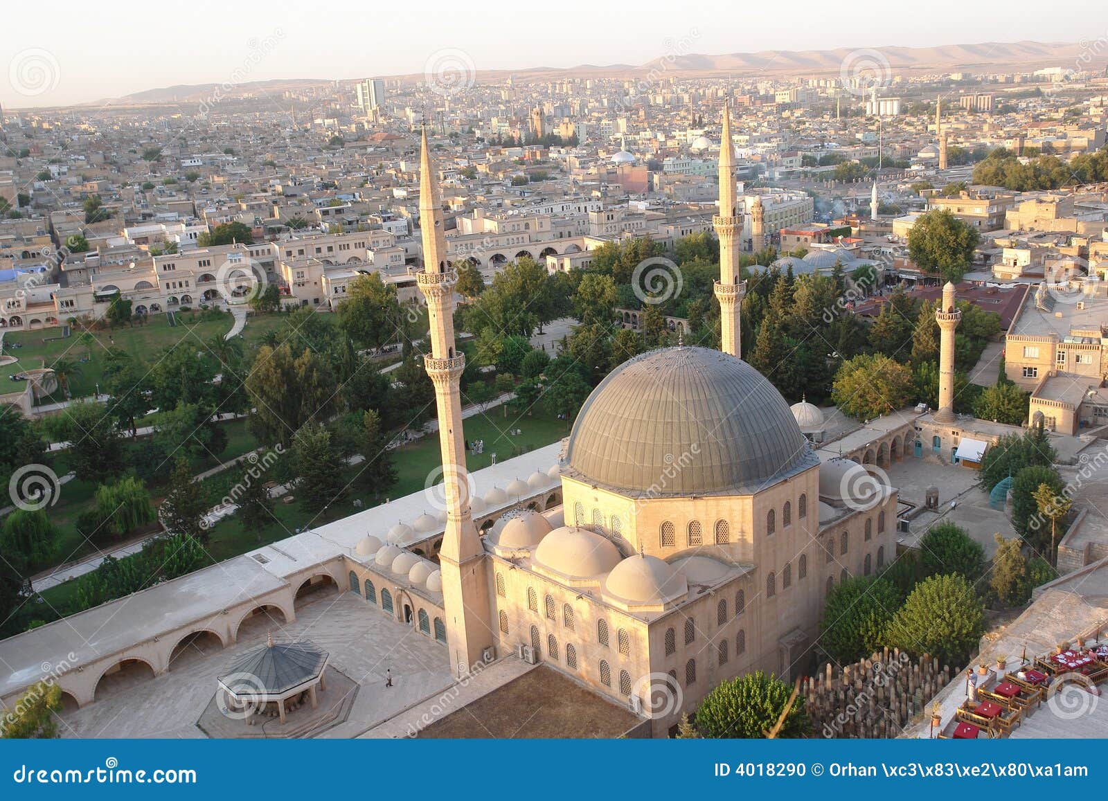 Historical Mosque in Urfa Turkey Stock Photo - Image of abraham ...
