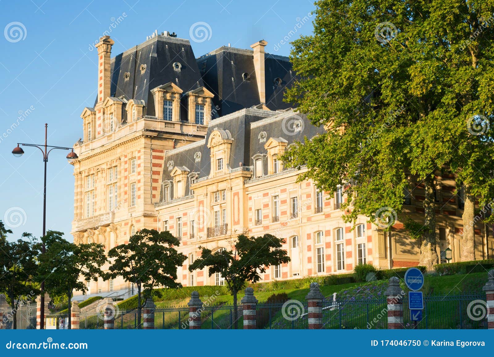 Historical Museum Building in Versailles Stock Photo - Image of french ...