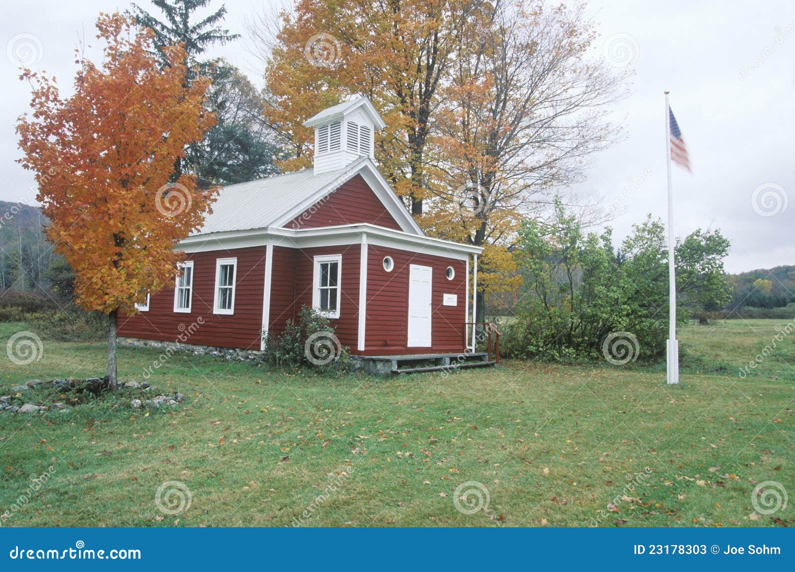 Historical One Room Schoolhouse Stock Image - Image of education ...