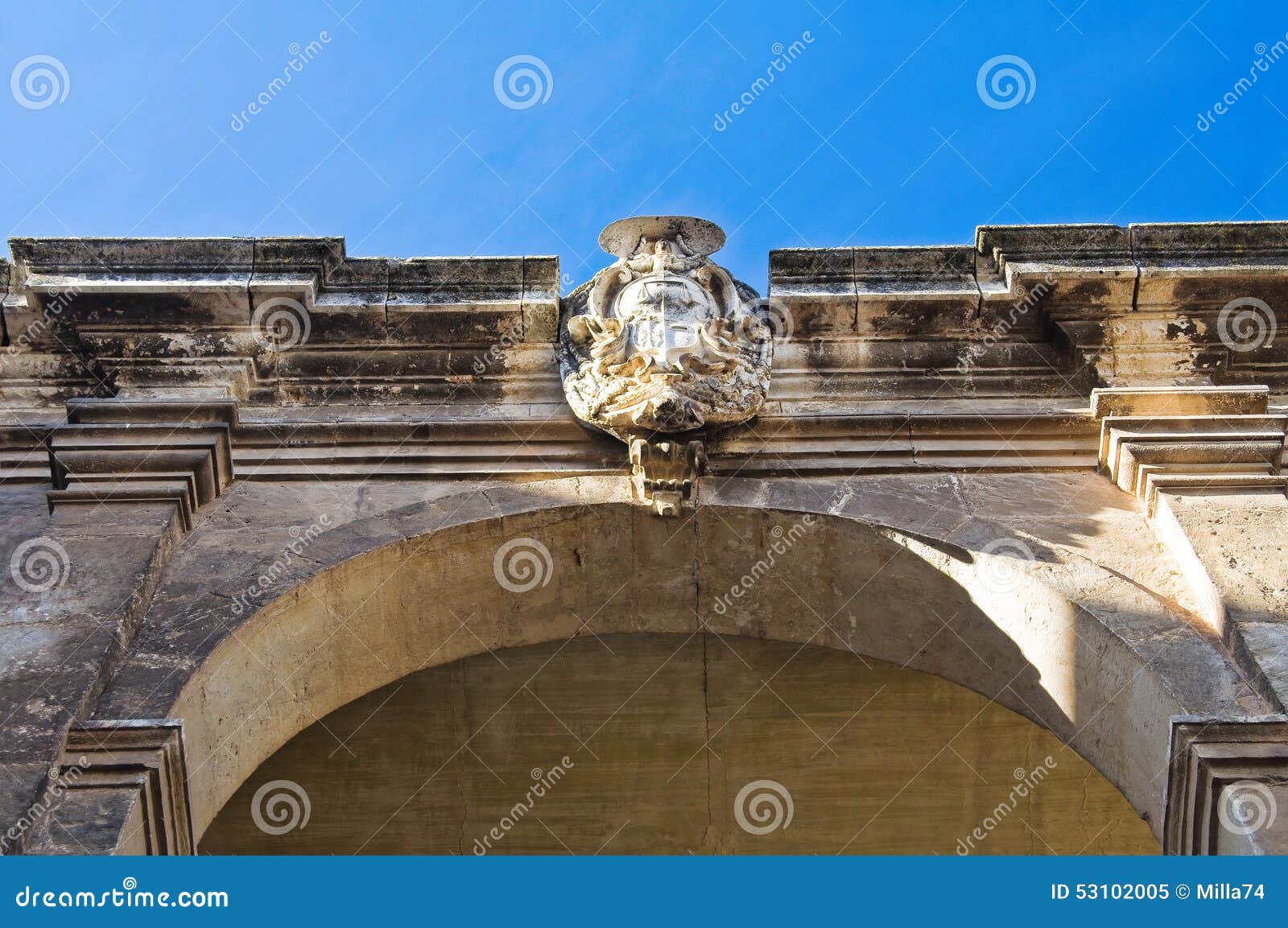 Historical Palace. Bitritto. Puglia. Italy. Stock Image - Image of door ...