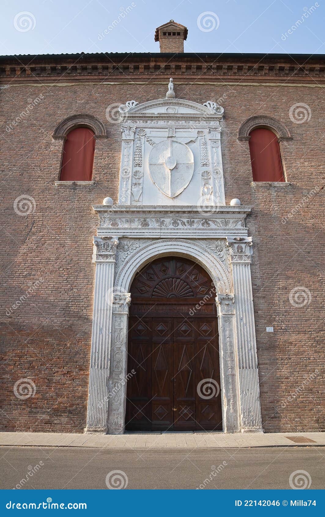 Historical Palace of Ferrara. Stock Photo - Image of historical ...
