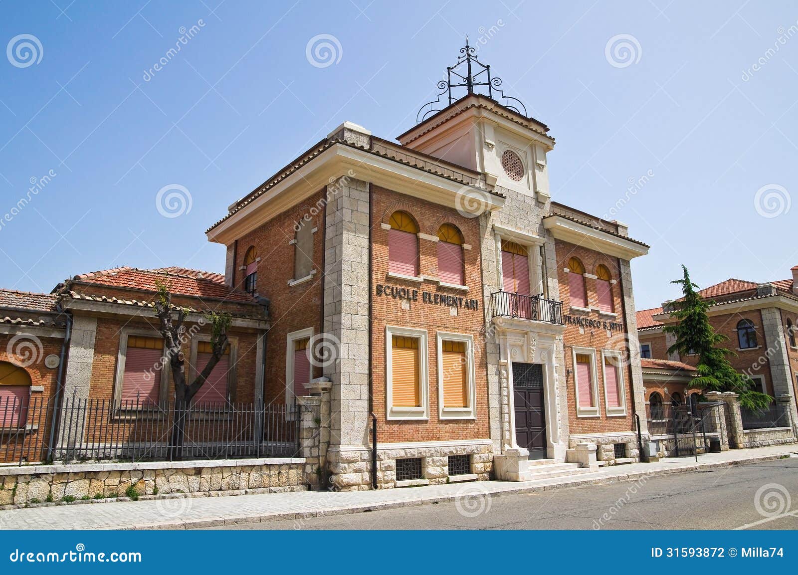 Historical Palace. Melfi. Basilicata. Italy. Stock Photo - Image of ...