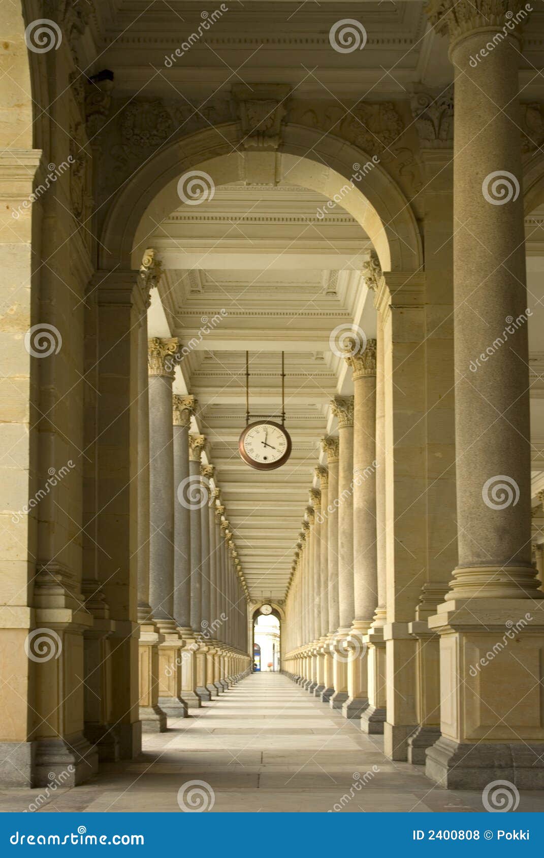 Historical passageway. stock photo. Image of passage, stone - 2400808