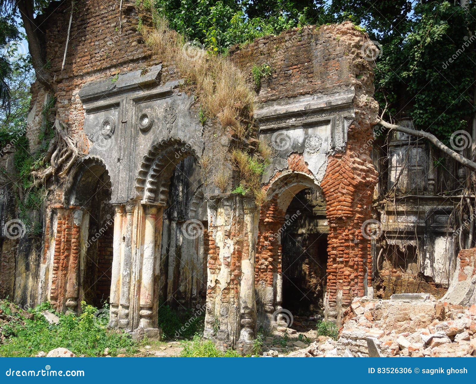 TAKI RAJBARI stock photo. Image of bengal, site, place - 83526306