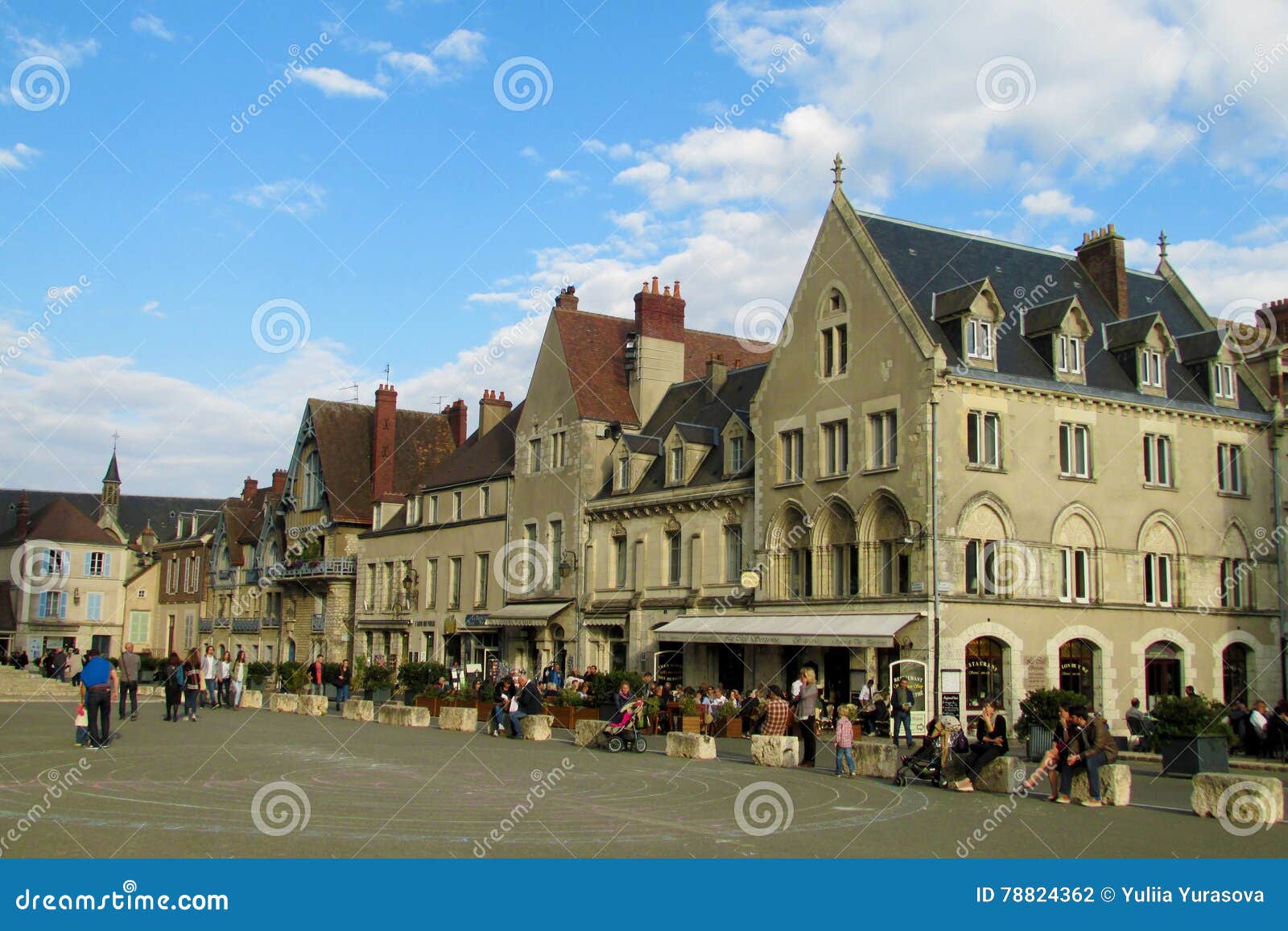 Historical Quarter in France Editorial Photography - Image of facade ...