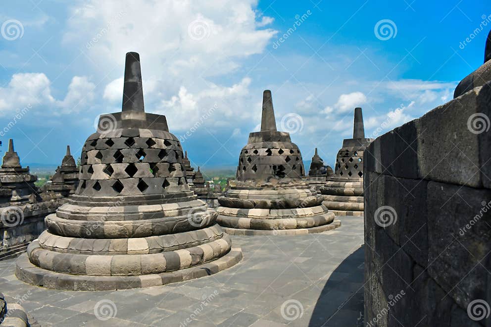 Historical Relics in the Form of Stupa at Borobudur Temple in Central ...