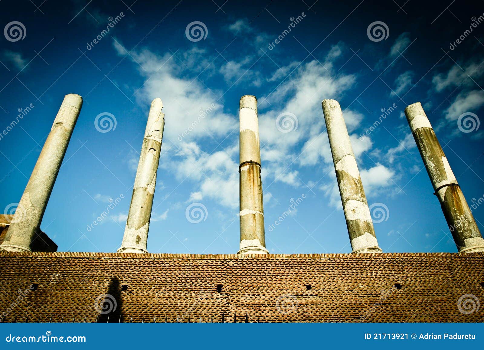 Historical relics in Rome stock image. Image of erect - 21713921