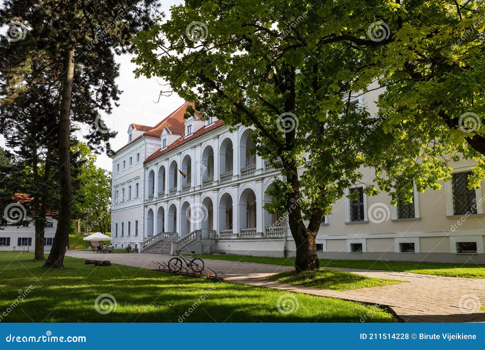 Historical Renaissance Birzai Castle, Lithuania Stock Photo - Image of ...