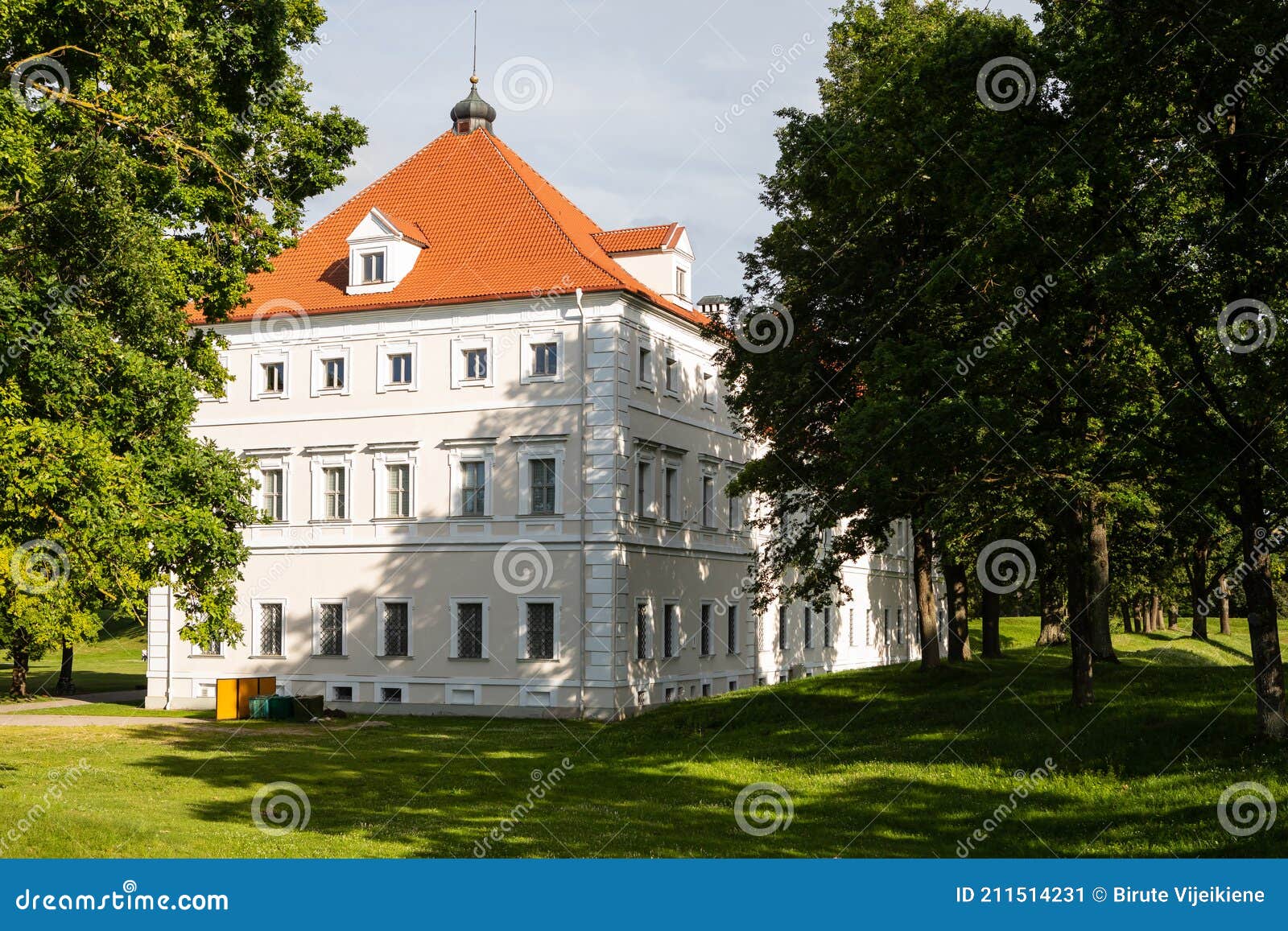 Historical Renaissance Birzai Castle, Lithuania Stock Image - Image of ...