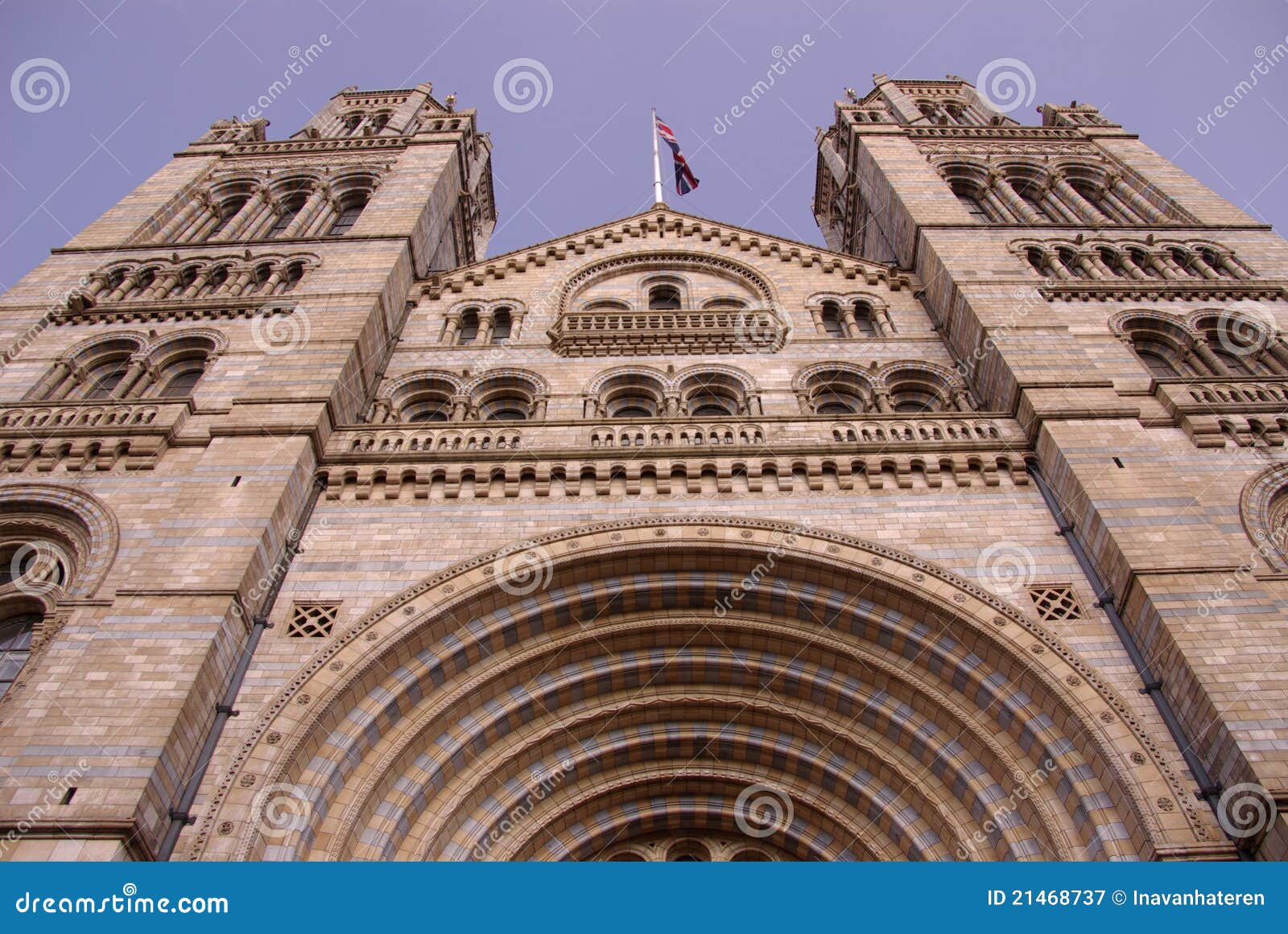 Historical Romanesque Revival Building Stock Image - Image of castle ...