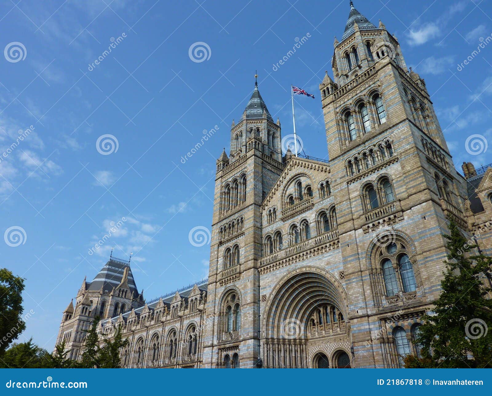 Historical Romanesque Revival Building Stock Photo - Image of front ...