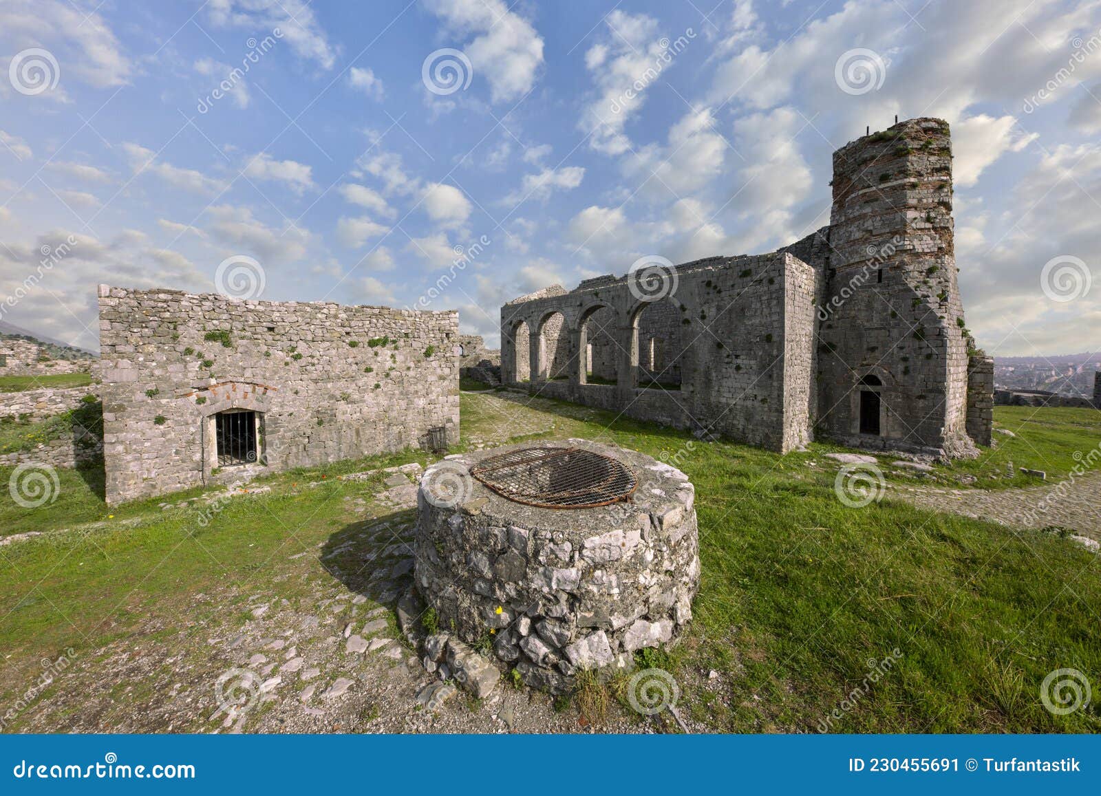 Historical Rozafa Castle in Shkodra, Albania Stock Image - Image of ...