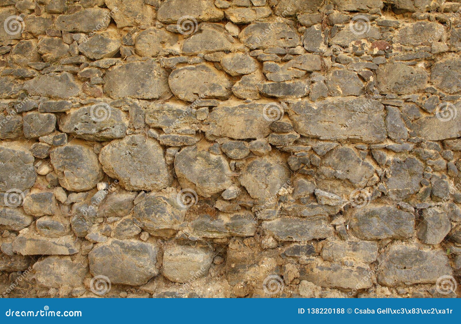 Historical Rustic Stone Wall Texture Stock Photo - Image of texture ...