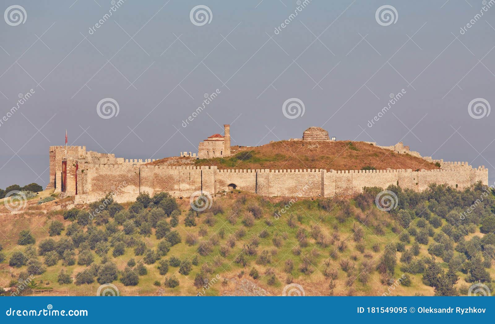 Historical Selcuk Castle. Royal Tombs Stock Image - Image of antique ...