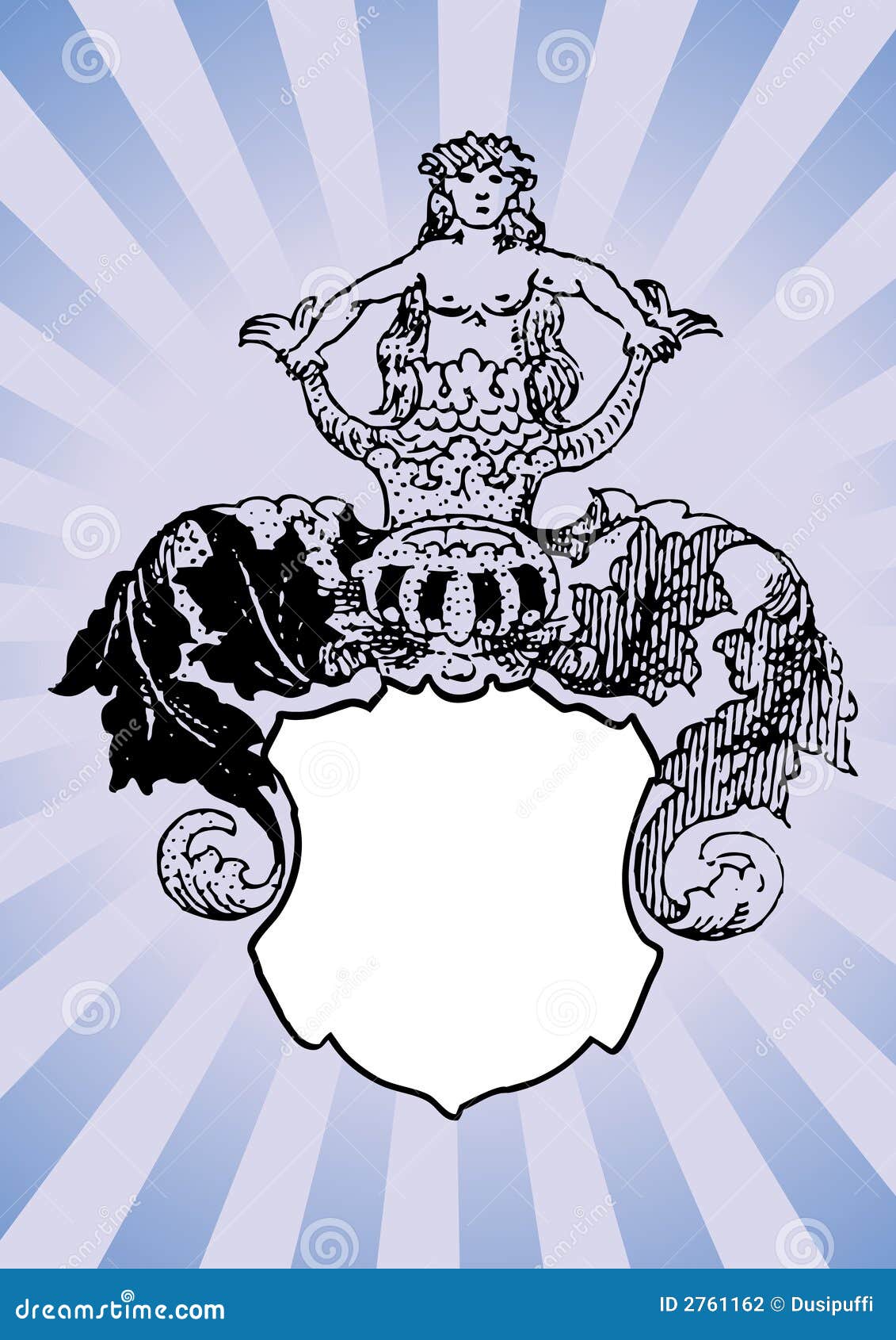 Historical shield stock vector. Illustration of graphic - 2761162