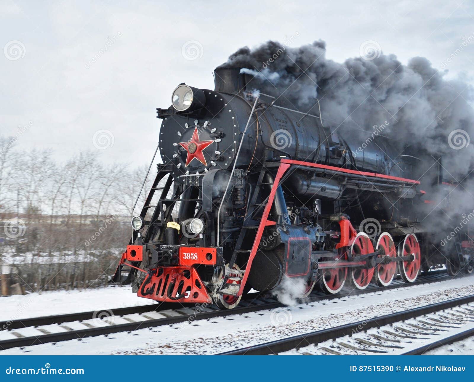 Historical Steam Locomotive Editorial Photo | CartoonDealer.com #104645881