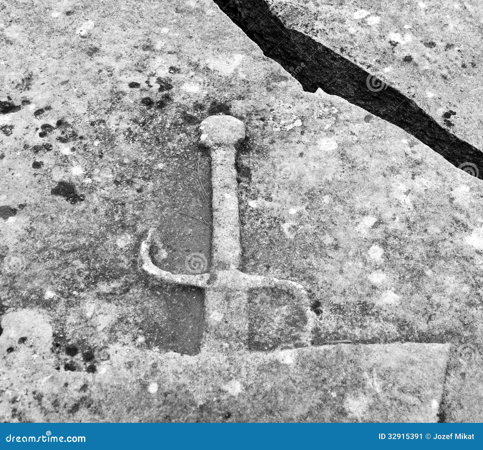 Historical Stone with Sword Stock Image - Image of decorated, weapon ...