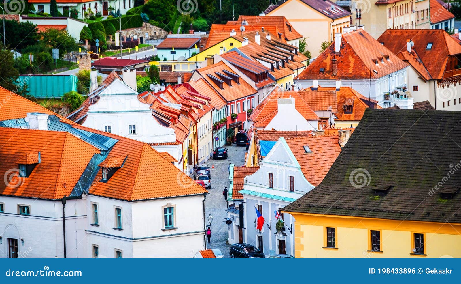 Historical Street in Modern Town Editorial Photo - Image of attraction ...