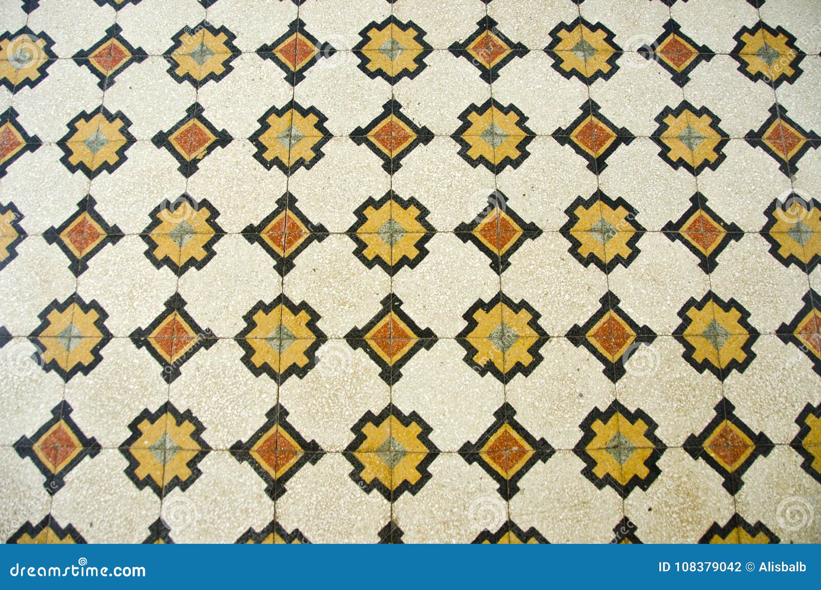 Historical Tiles Decorative Floor Background Stock Photo - Image of ...