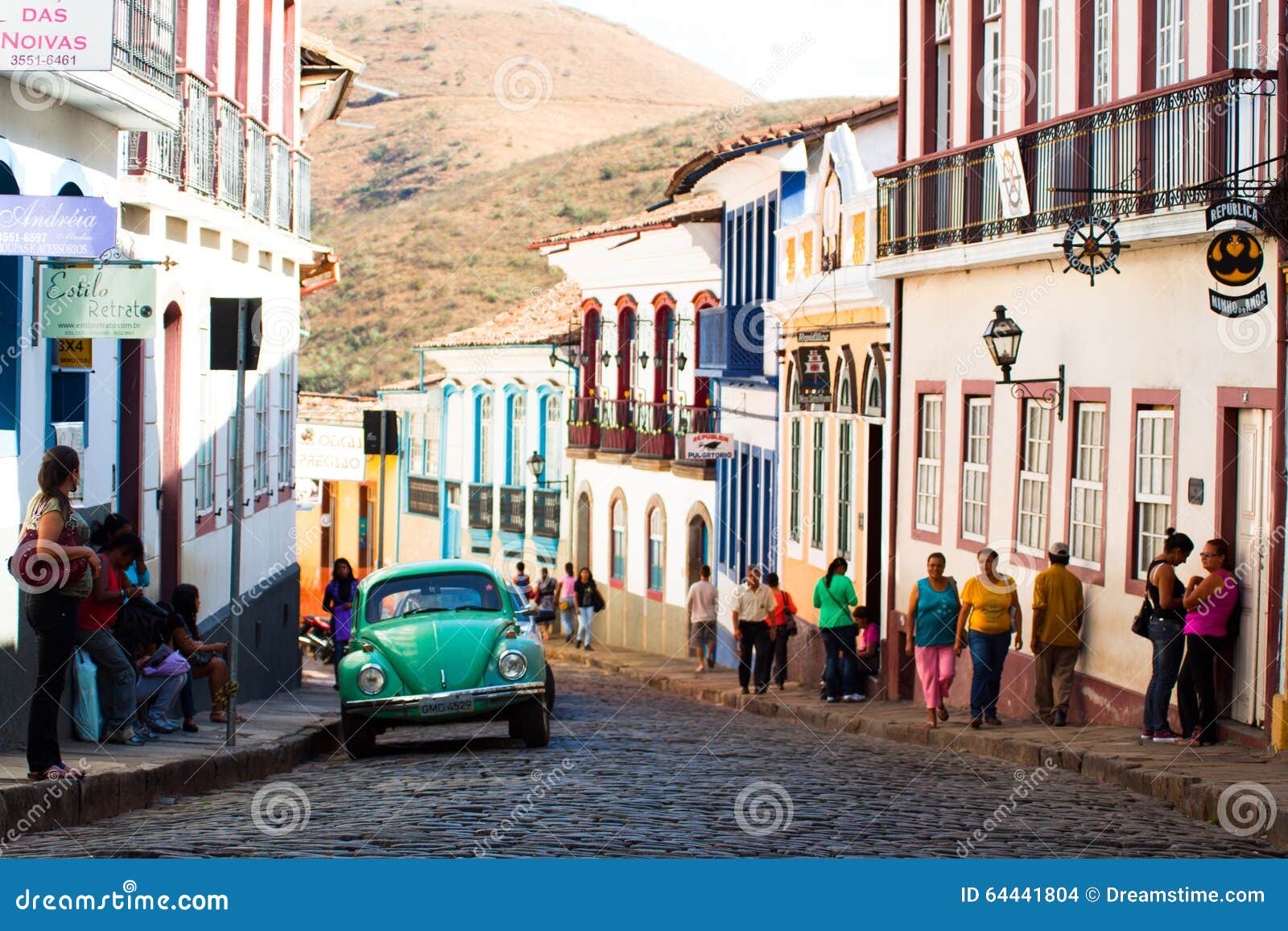 Historical town in Brazil editorial stock image. Image of ouro - 64441804