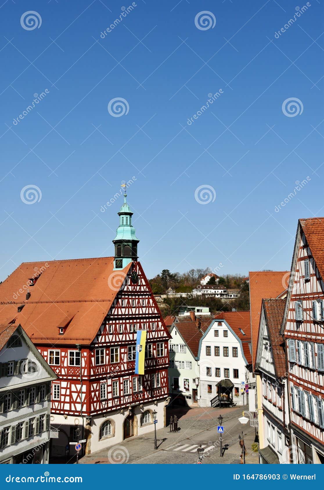Historical Town Hall in Backnang Stock Image - Image of historical ...