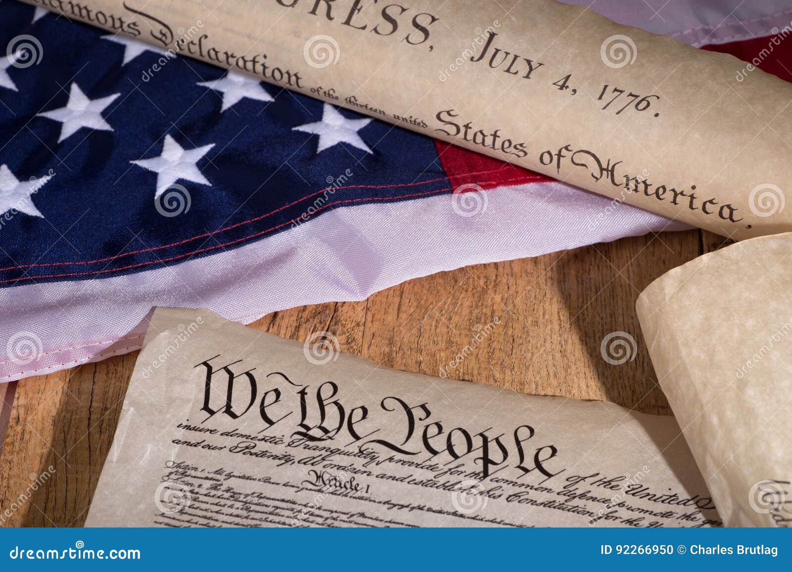 Historical United States Documents Stock Photo - Image of national ...