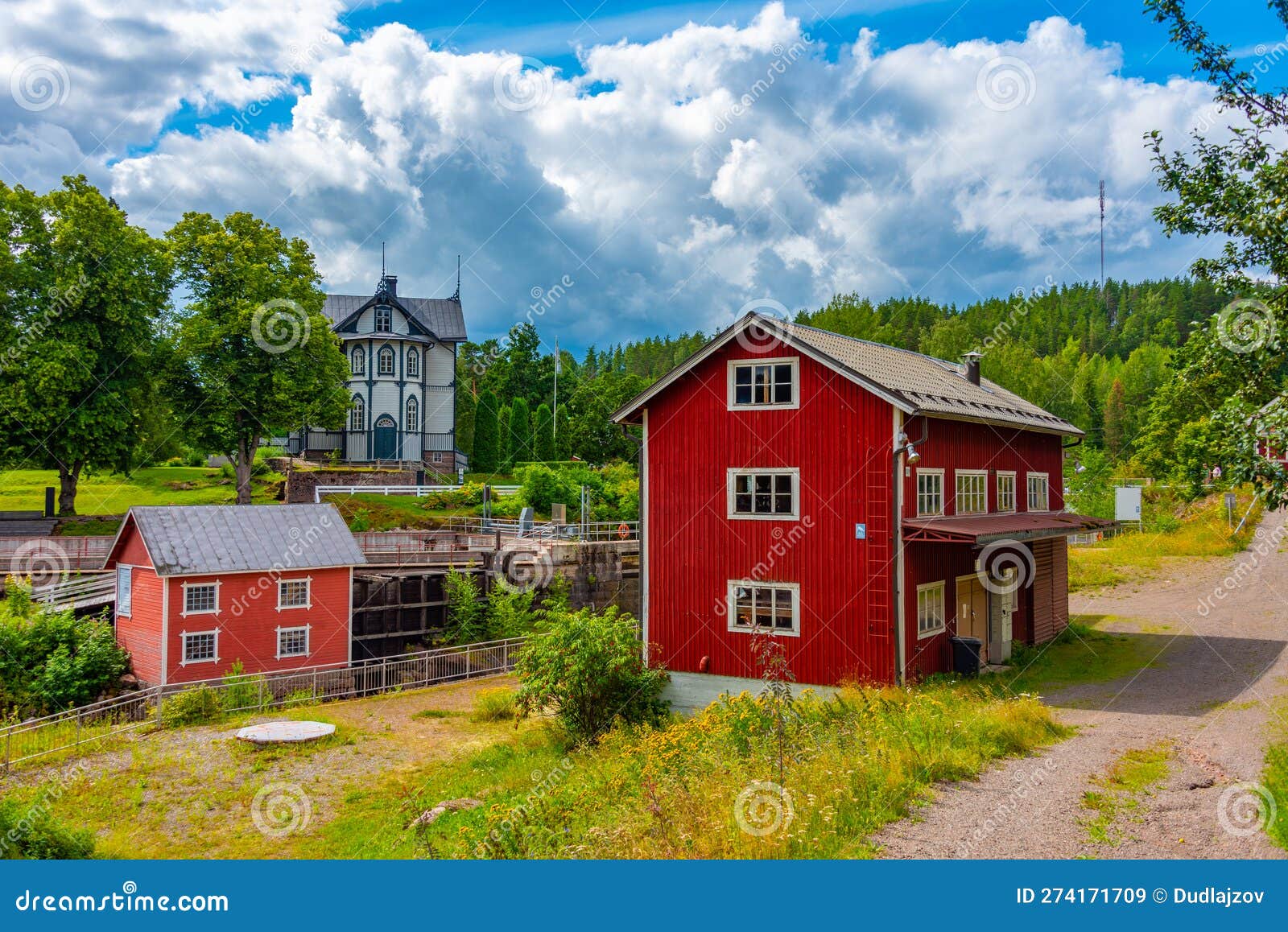 Historical Verla Paper Mill in Finland Editorial Stock Image - Image of ...