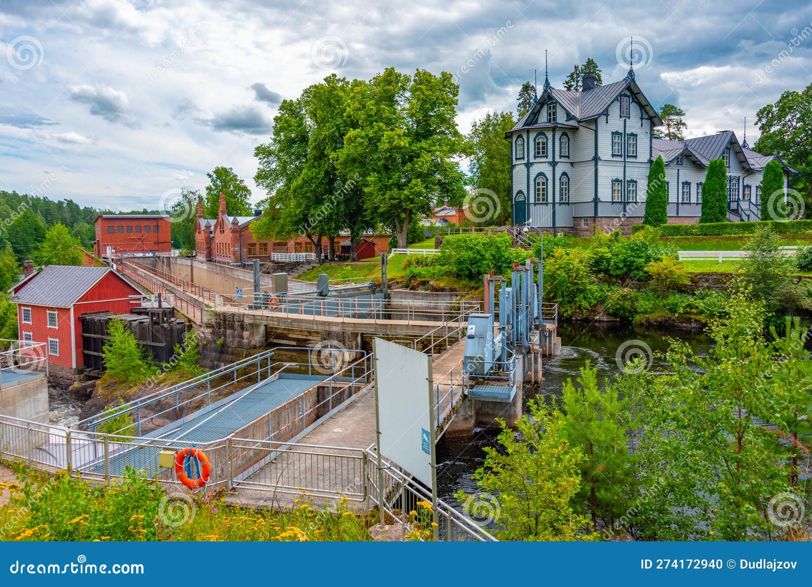 Historical Verla Paper Mill in Finland Editorial Image - Image of power ...