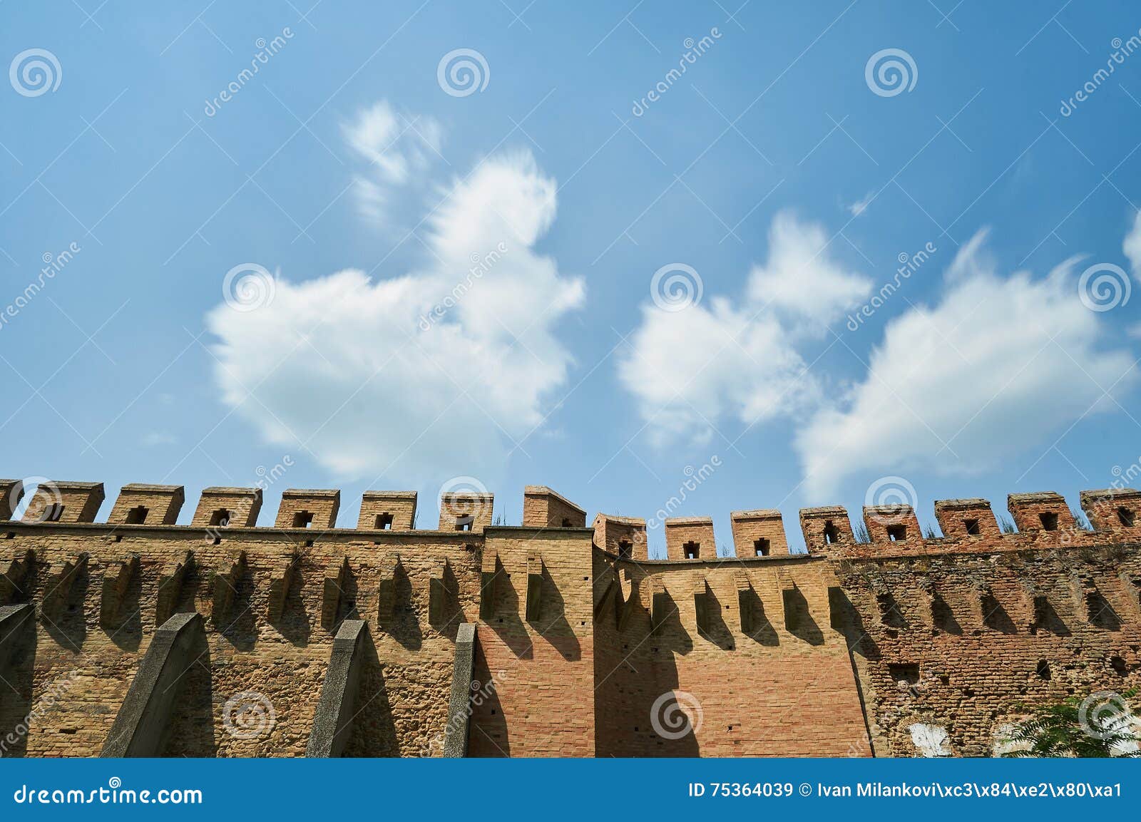 Historical wall stock image. Image of building, city - 75364039