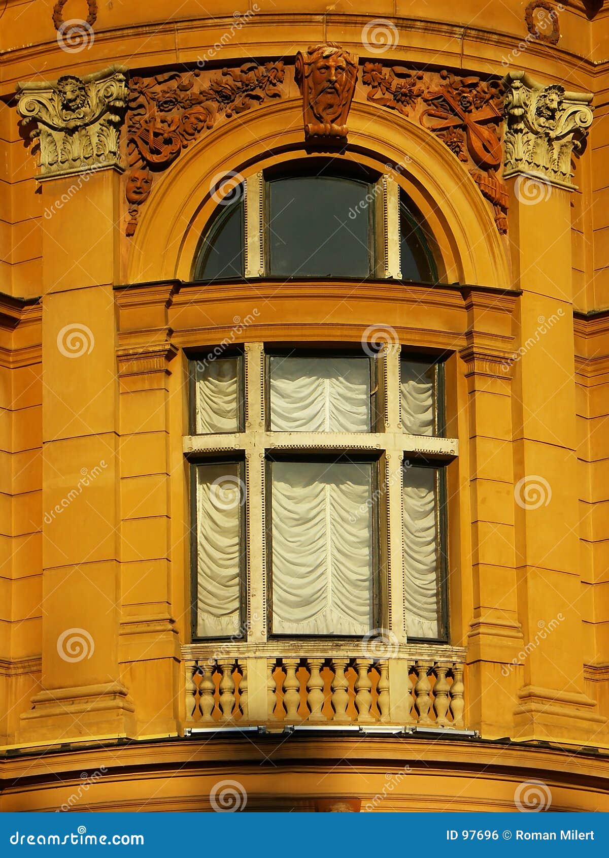 Historical window stock photo. Image of monuments, architecture - 97696