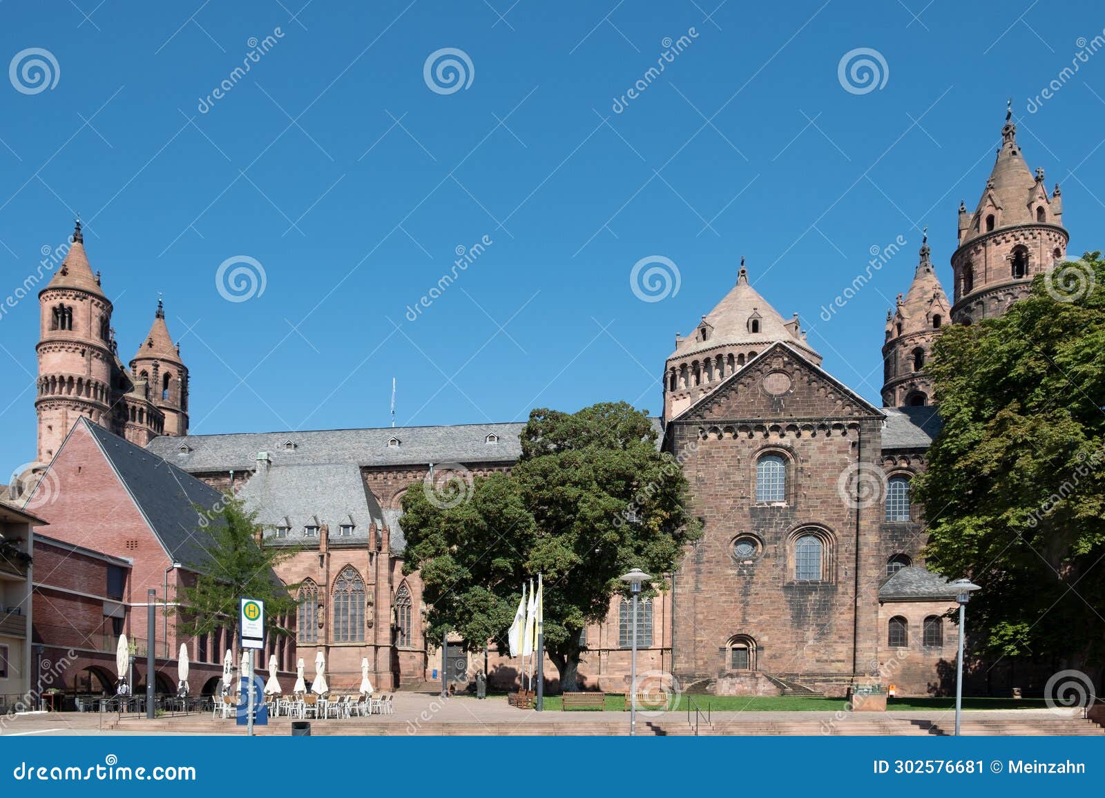 Historical Worms Cathedral in Worms, Germany Stock Image - Image of view, religious: 302576681