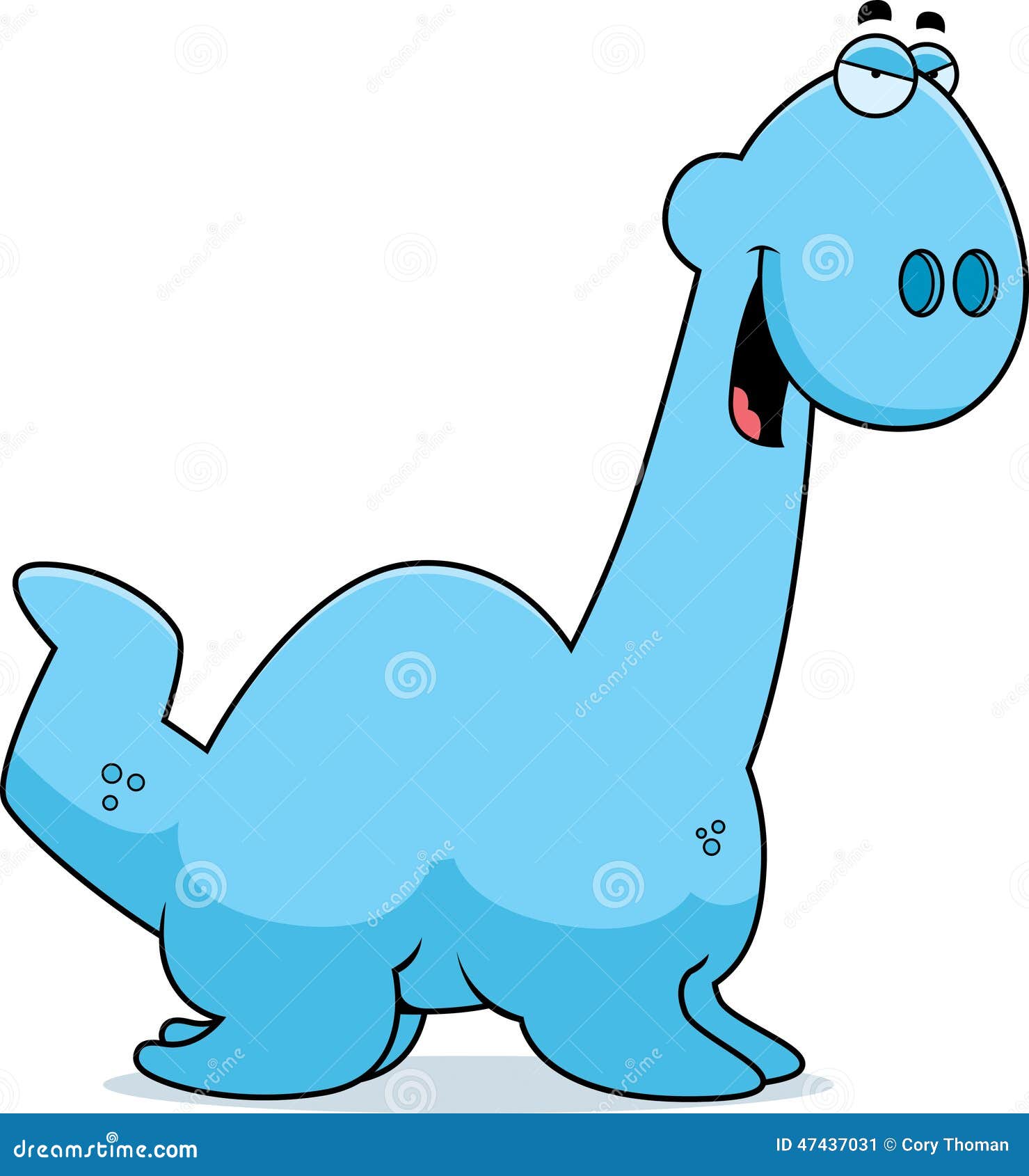 Historieta Astuta Plesiosaur Ilustración del Vector - Ilustración de ...