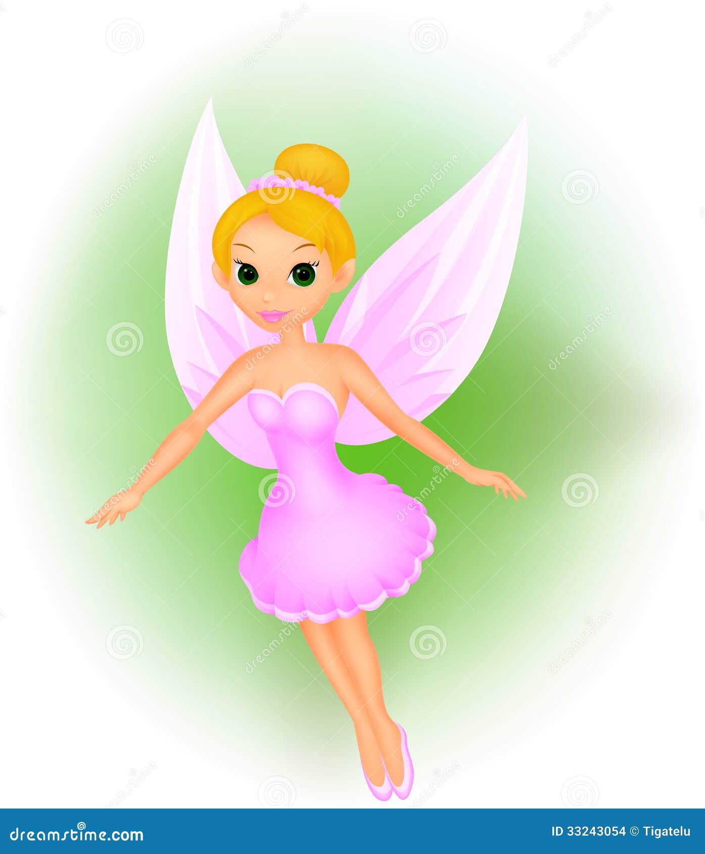 Historieta de hadas linda ilustración del vector. Ilustración de ...